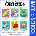Back to School Color by Number | Made By Teachers