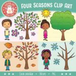 Four Seasons Clip Art - Made By Teachers