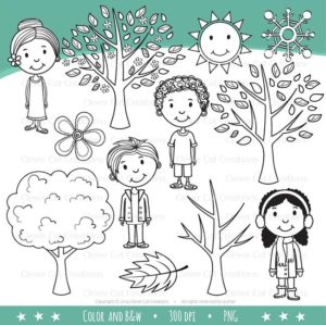 Four Seasons Clip Art | Made By Teachers