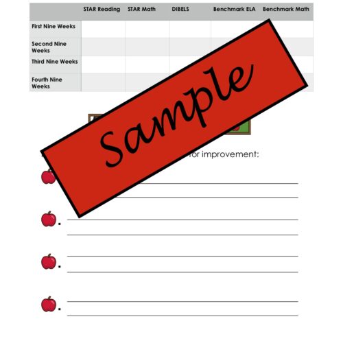 Individual Parent Conference Folder | Made By Teachers