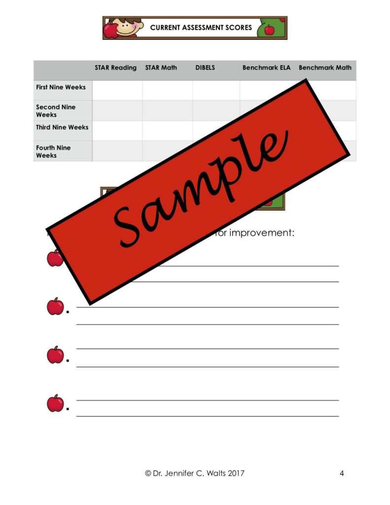 Individual Parent Conference Folder | Made By Teachers