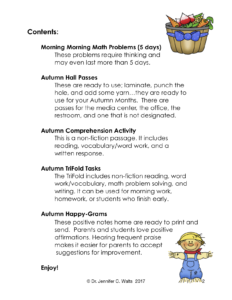 Autumn Pack - Made By Teachers