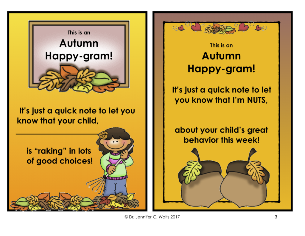 Autumn Happy-grams! | Made By Teachers