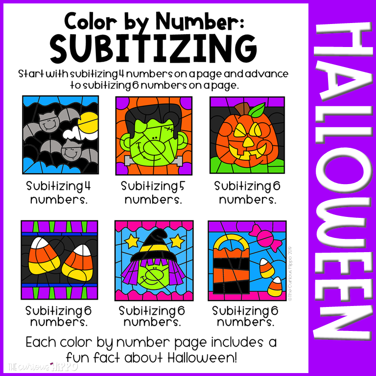 Halloween Color by Number | Made By Teachers