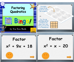 Factoring Simple Quadratics | Made By Teachers