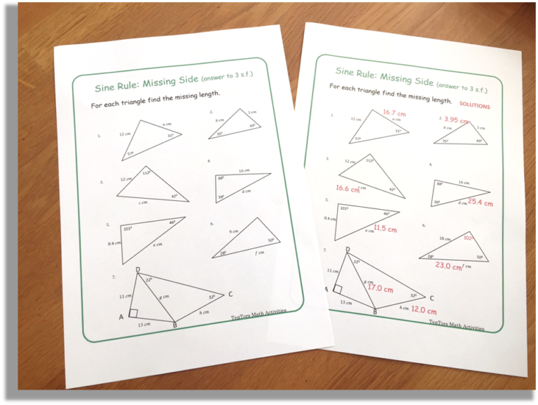Sine Rule: Missing Angles | Made By Teachers