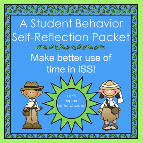 Behavior Self-Reflection Packet | Made By Teachers