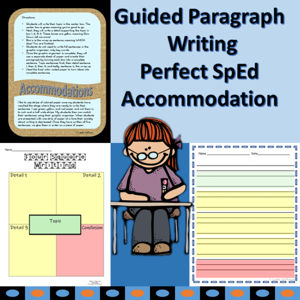 Paragraph Writing Four Square Step Up To Writing Made By Teachers