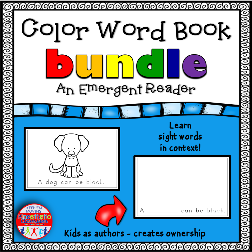 Color Word Book Emergent Reader Bundle | Made By Teachers