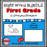 Sight Word Emergent Reader Books First Grade | Made By Teachers