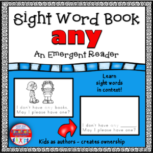 Sight Word Emergent Reader Books First Grade - Made By Teachers
