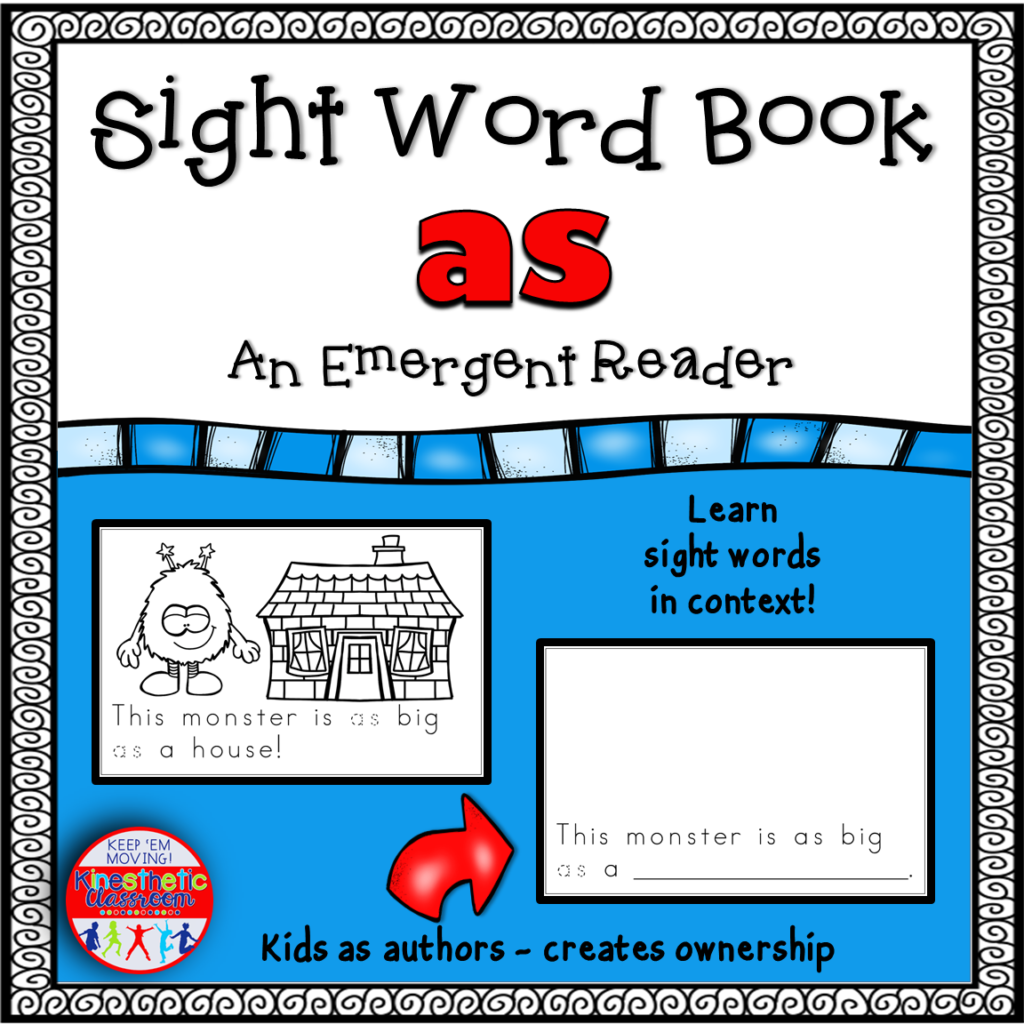 Sight Word Emergent Reader Books First Grade - Made By Teachers