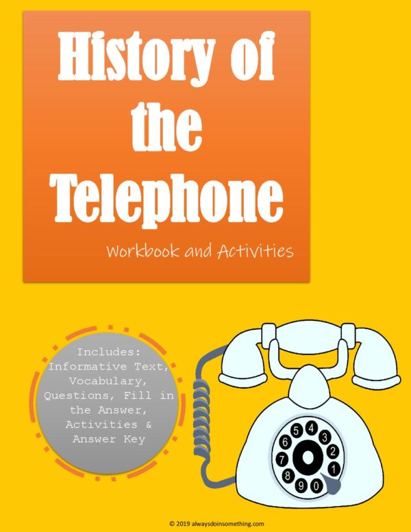 History of the Telephone Workbook - Made By Teachers