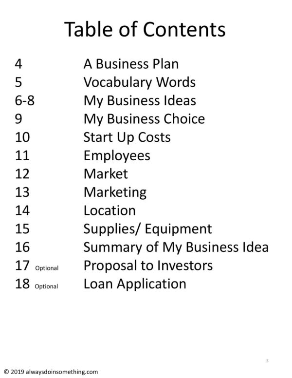 Business Plan for Kids: A Sample Outline and Research Guide | Made By ...