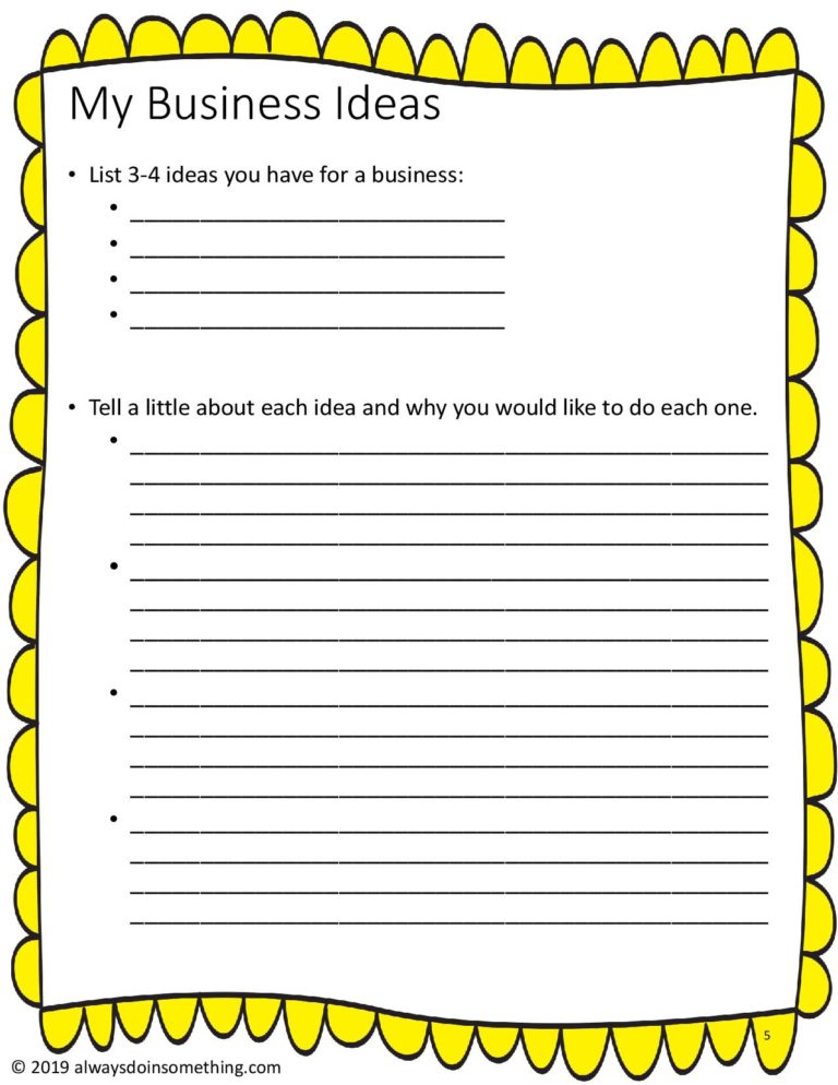 Business Plan Bundle (Kids and Teens) | Made By Teachers
