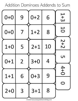 Addition Dominoes - Made By Teachers