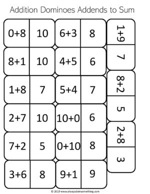 Addition Dominoes - Made By Teachers