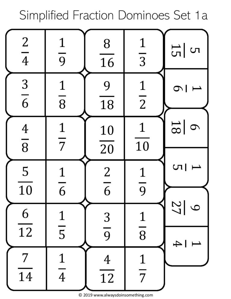 Fraction Dominoes Bundle - Made By Teachers