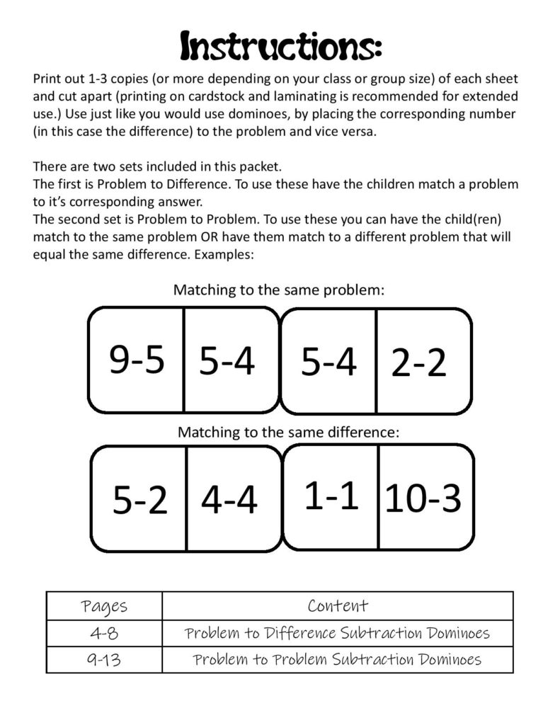 Addition and Subtraction Dominoes Bundle | Made By Teachers