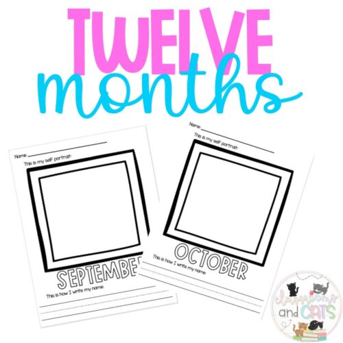 Monthly Self Portrait and Name Writing - Made By Teachers