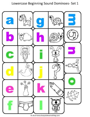 Mega Alphabet Dominoes Bundle - Made By Teachers