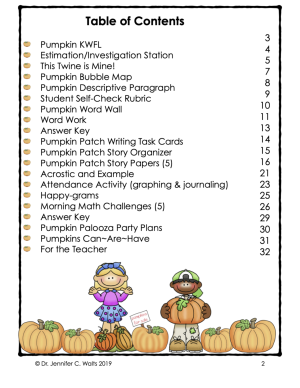 Autumn Unit at the Pumpkin Patch | Made By Teachers