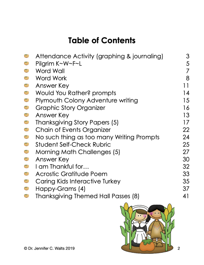 Thanksgiving: Teaching Across the Curriculum - Made By Teachers