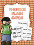 Phonics Flash Cards CVC Digraph Blends, Long Vowel, Vowel teams ...