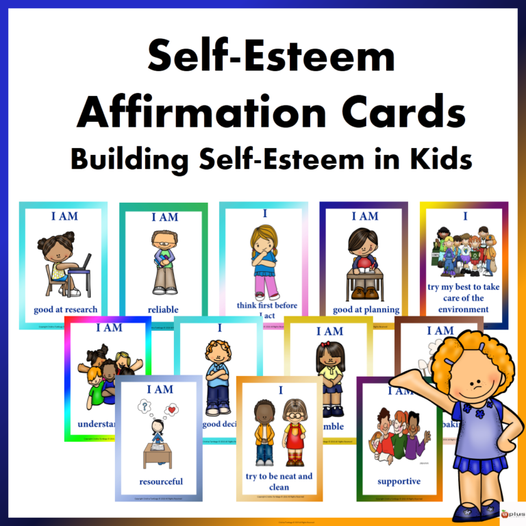Self- Esteem Affirmation Cards Bundle | Made By Teachers