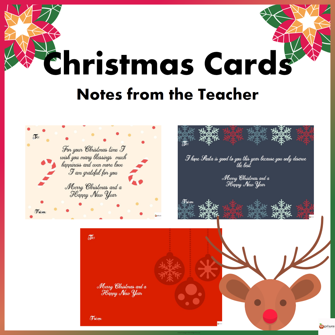 Christmas Card For Teacher
