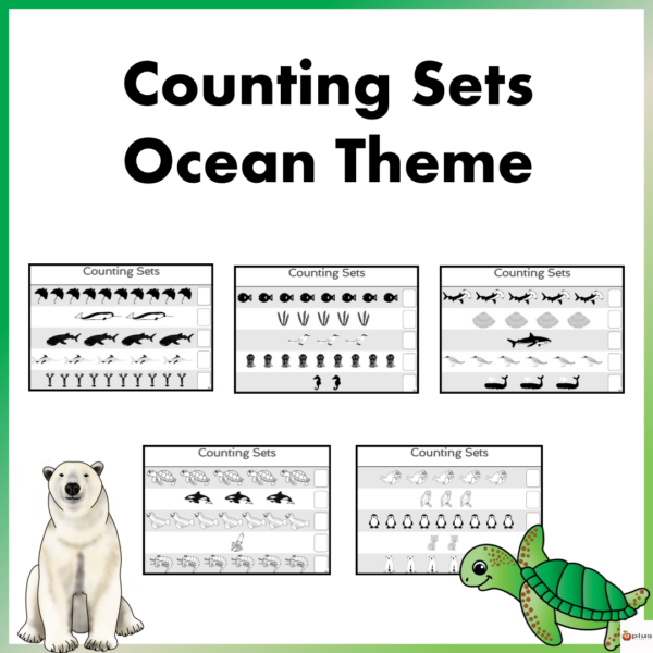 Counting Sets 11 to 20 Worksheets Ocean Theme | Made By Teachers