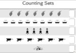 Counting Sets Practice Sheets Fall Theme | Made By Teachers