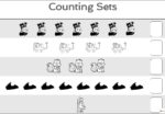 Counting Sets Practice Sheets Fall Theme | Made By Teachers