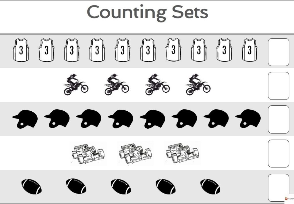 Free Counting Sets Practice Sheets | Made By Teachers