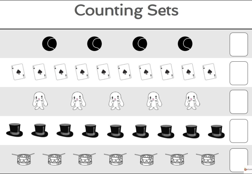 Counting Sets Practice Sheets Toy Theme | Made By Teachers