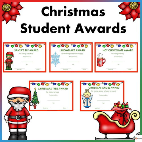 Christmas Student Awards and Certificates Bundle | Made By Teachers