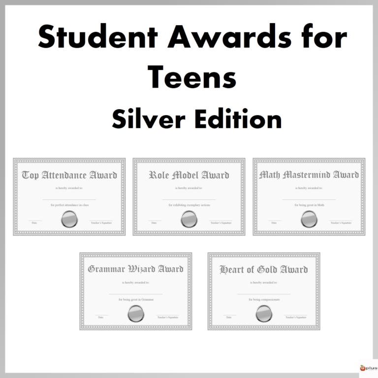 Editable Student Council Leadership Government Awards | Made By Teachers