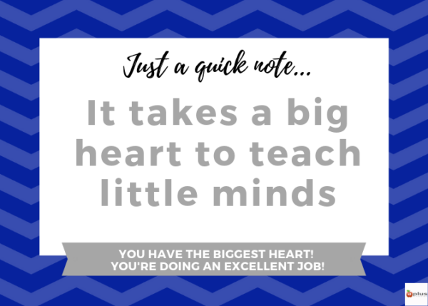 Teacher Encouragement Note Cards - Made By Teachers