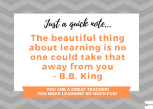 Teacher Encouragement Note Cards | Made By Teachers