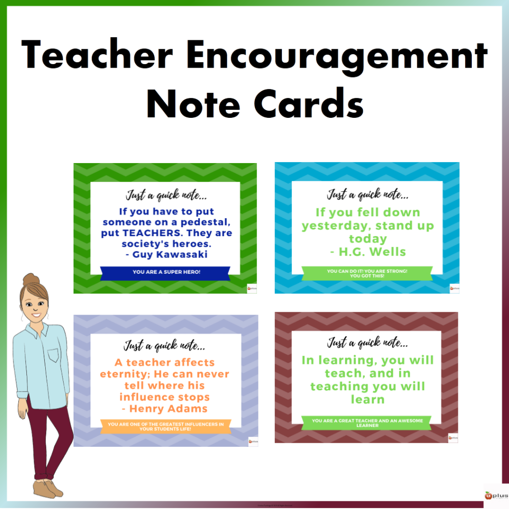 Motivational Note Cards | Made By Teachers