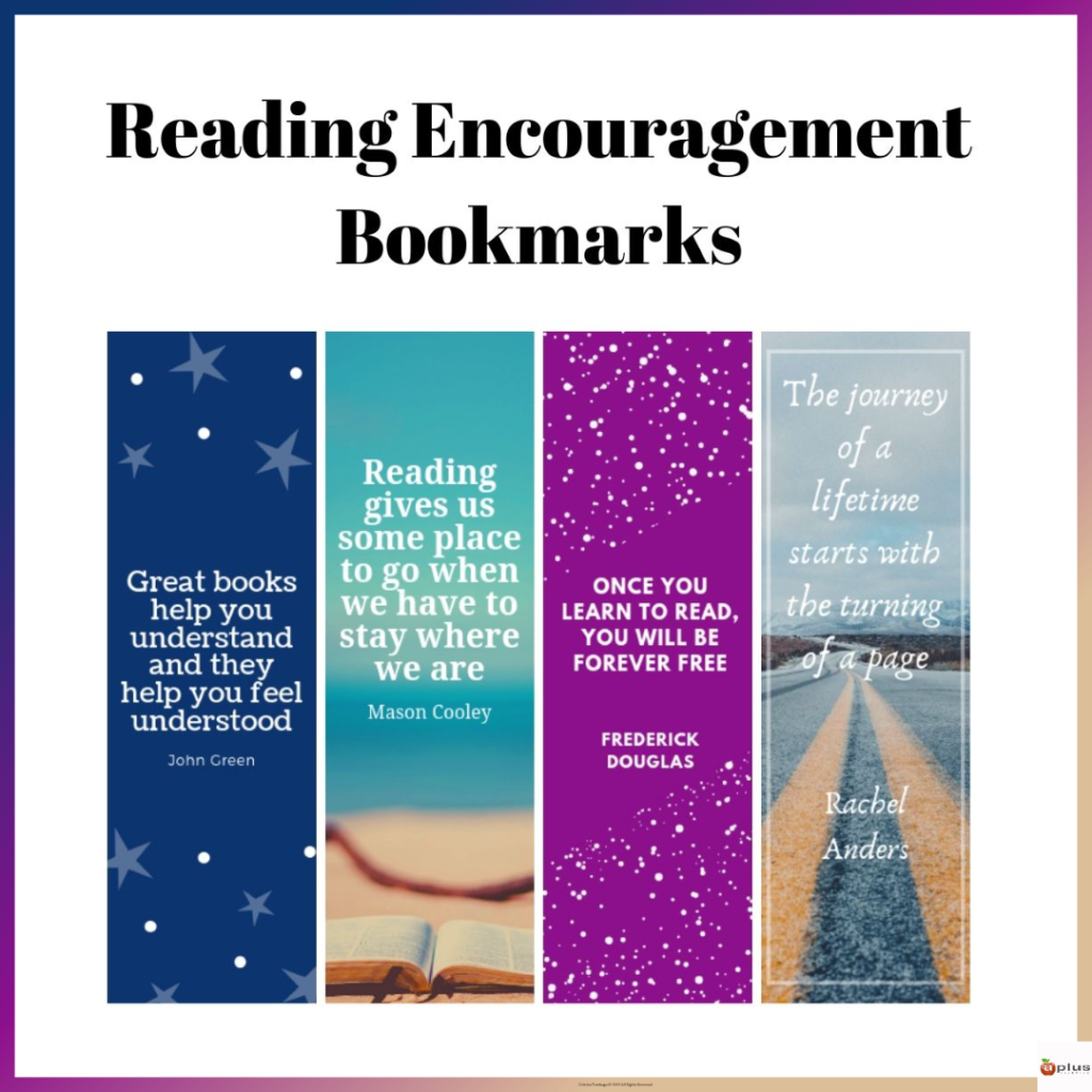 Reading Encouragement Bookmarks Volume 6 | Made By Teachers
