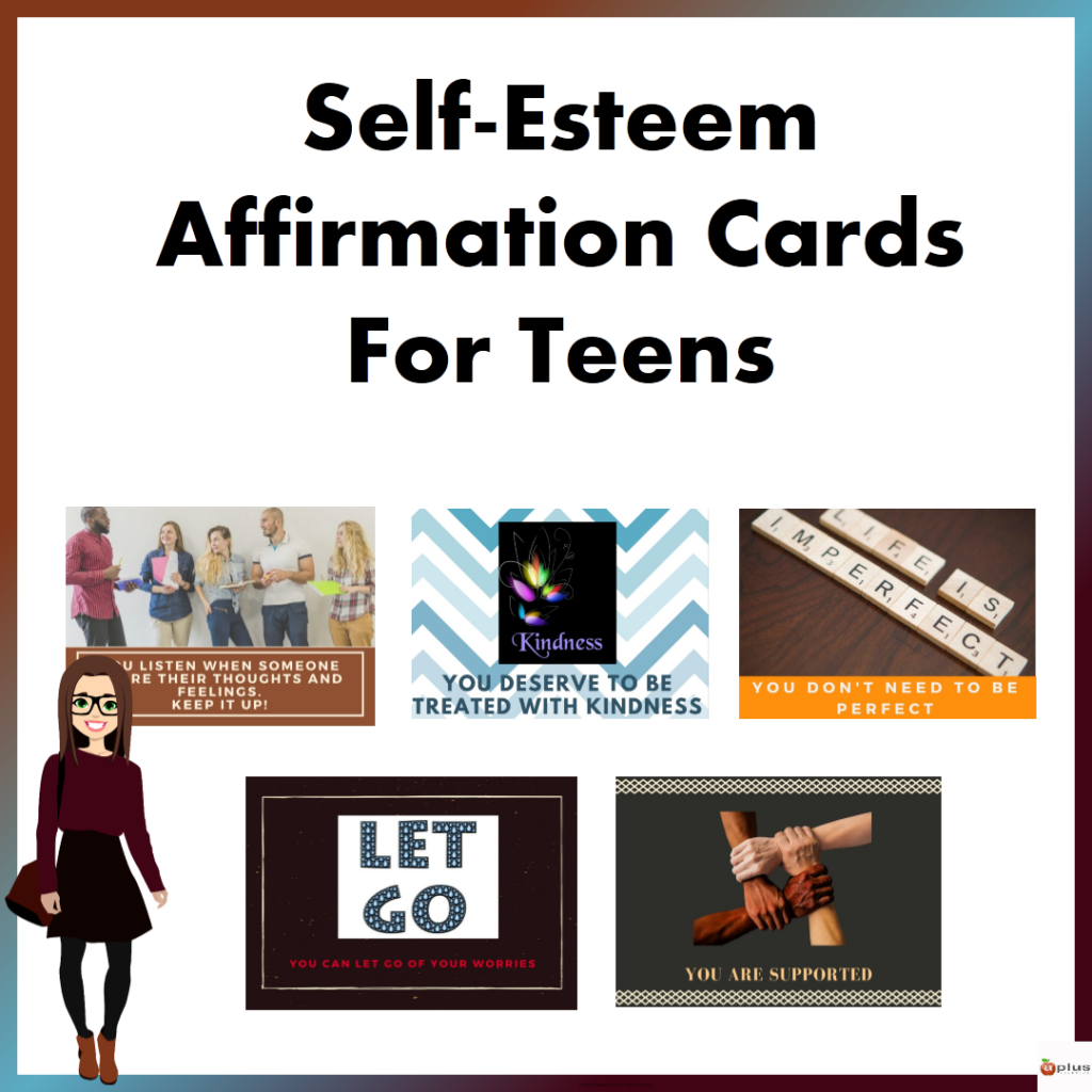 Self - Esteem Affirmation Cards For Teens | Made By Teachers