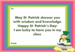 St. Patrick's Day Cards: Notes from the Teacher | Made By Teachers