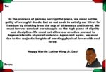 Martin Luther King Jr. Inspirational Cards For Students | Made By Teachers