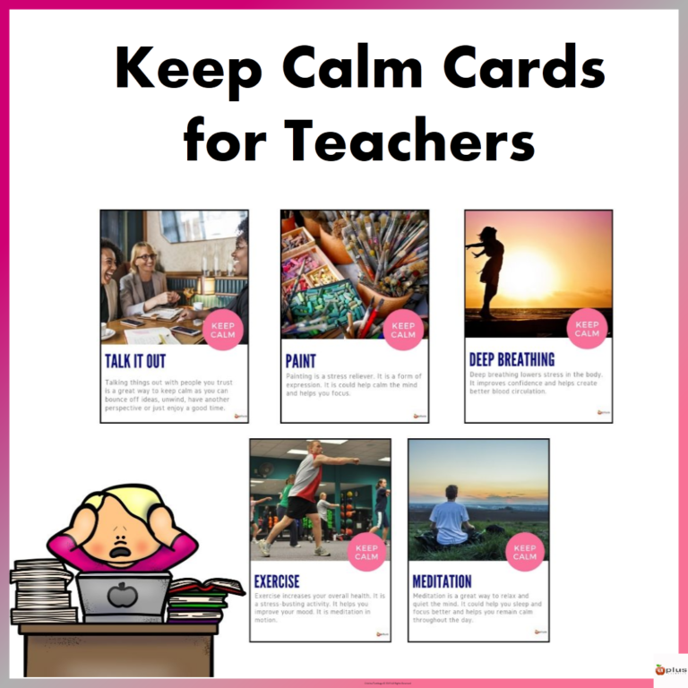 Keep Calm Cards For Teachers | Made By Teachers