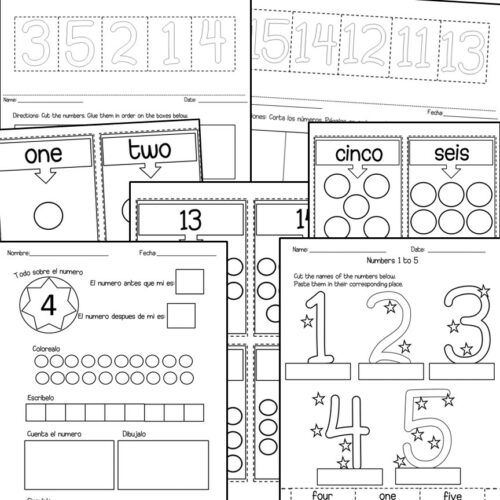 Learning numbers 1-20 English and Spanish - Made By Teachers