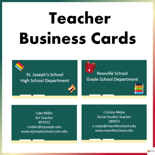 Teacher Note Cards Templates - Made By Teachers