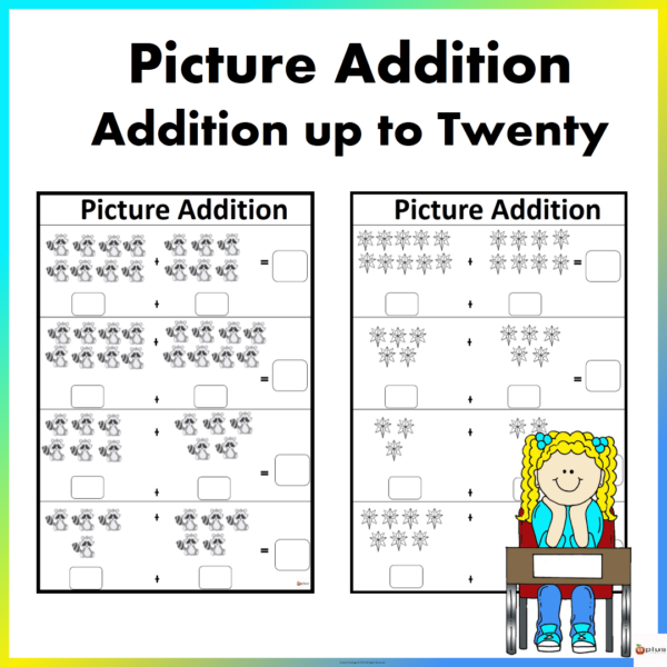 Counting Practice Sheets Food Theme - Made By Teachers