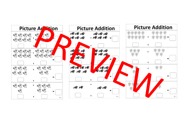 Picture Addition (Add to 20) - Made By Teachers