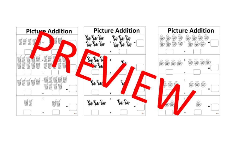 Picture Addition (Add to 20) | Made By Teachers